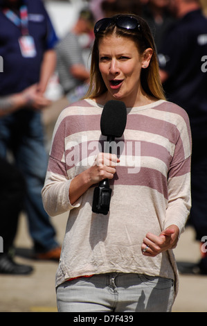 Jennie Gow television sports reporter Stock Photo - Alamy