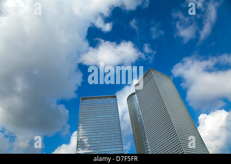 Three skyscrapers. This skyscraper triplet is one most iconic place in ...