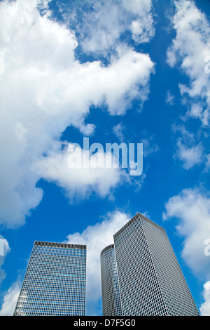 Three skyscrapers. This skyscraper triplet is one most iconic place in ...