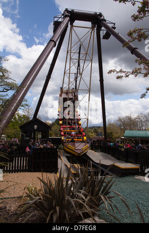 Jolly Rocker swing boat ride at Legoland Windsor, London, England ...