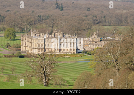 The country estate and manor house of Longleat owned by Marquess of ...