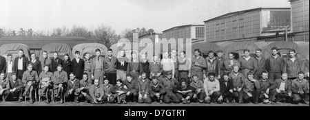 This photograph shows Civilian Conservation Corps (CCC) workers engaged ...