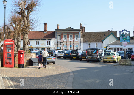 Framlingham Market square Stock Photo - Alamy