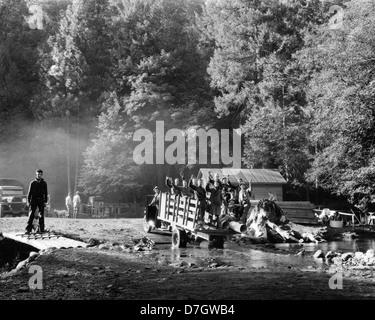 This photograph showcases the Civilian Conservation Corps' efforts at ...