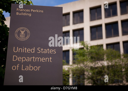US Department of Labor headquarters building - Washington, DC USA Stock ...