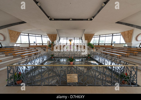 Saint Peter's house, Capernaum on the Lake of Gennesaret, or Lake ...