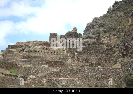 Peru, Ollantaytambo, Ollanta, fortress Stock Photo - Alamy