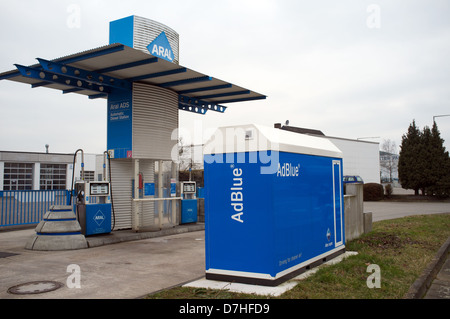 Aral ADS (Automatic Diesel Station) Cologne Germany Stock Photo - Alamy