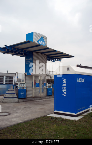 Aral ADS (Automatic Diesel Station) Cologne Germany Stock Photo - Alamy