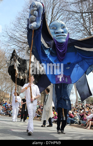 Giant puppets at the May Day parade in Minneapolis, Minnesota Stock ...