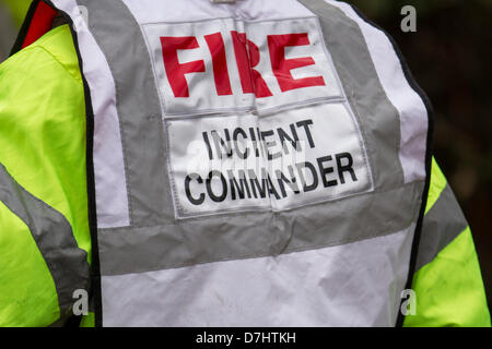 Incident commander in the fire service Stock Photo - Alamy
