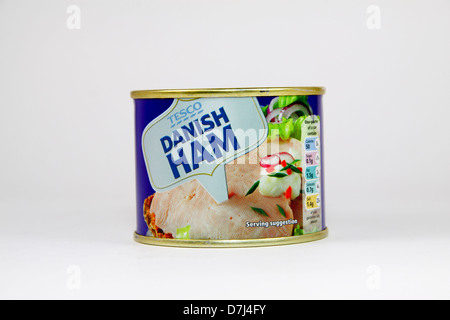 Tesco own label tinned ham Stock Photo - Alamy