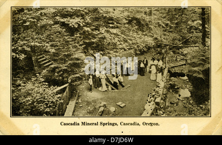 Cascadia Mineral Springs, Cascadia, Oregon Stock Photo - Alamy