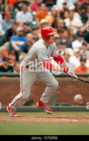 Chase Utley. Baseball action during the Los Angeles Dodgers game ...