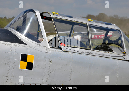de Havilland Chipmunk cockpit Stock Photo - Alamy