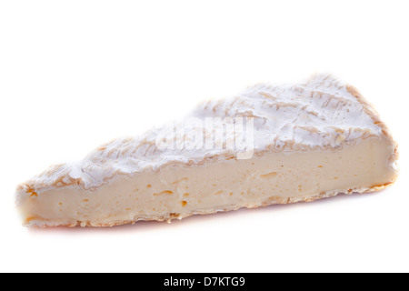 brie cheese in front of white background Stock Photo - Alamy