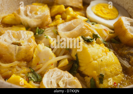 Mohinga Fish and noodle soup Burma Myanmar Stock Photo - Alamy