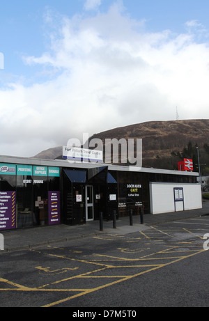 Exterior of Fort William Railway station Scotland April 2013 Stock ...