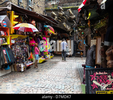 Stalls inside Camden Market in London Stock Photo - Alamy