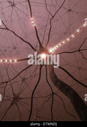Neural network, artwork Stock Photo - Alamy