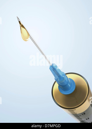 Medicine and syringe Stock Photo - Alamy
