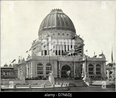 The Administration Building at the 1893 Chicago World's Columbian ...
