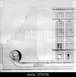 The construction of a Panama Canal lock between 1911-1912 is captured ...