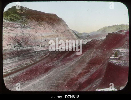 PANAMA : Culebra Cut, looking south, Panama Canal , 1910 - GEOGRAPHY ...