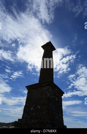 Rodneys Pillar on Breidden Hill, Welshpool, Powys Stock Photo - Alamy