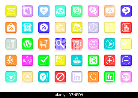 Phone web design violet silver metallic border internet icon Stock ...