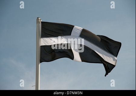 Saint Piran's Flag (Cornish: Baner Peran) is the standard flag of Stock ...