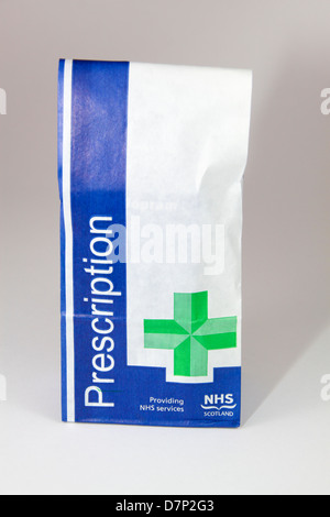 Standard NHS Scotland prescription pack Stock Photo - Alamy