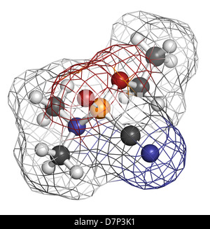 Tabun nerve agent molecule Stock Photo - Alamy