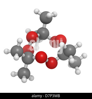 Acetone peroxide (triacetone peroxide, TATP) explosive molecule ...