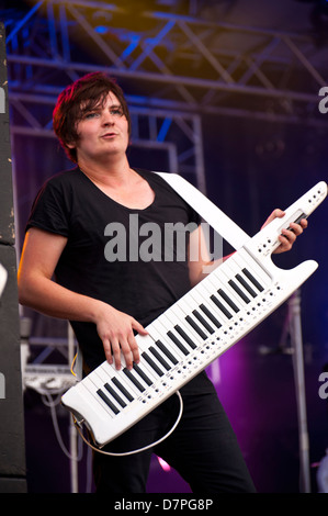 Human League, Joanne Catherall on stage for The Human League ...