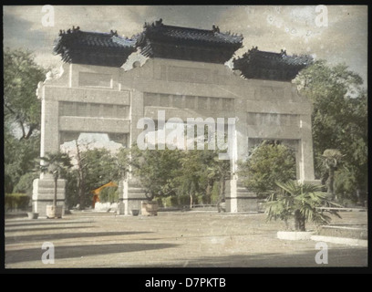 The Stone Pailou (Gateway) in Zhongshan Park (6025234158 Stock Photo ...