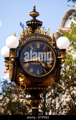 Jacobs Jewelers street clock is seen in Jacksonville, Florida Stock ...