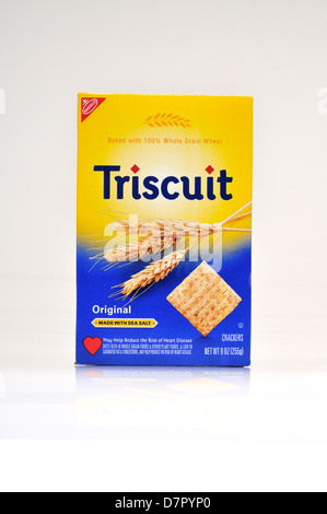 Box of Triscuit snack crackers, whole wheat wafers Stock Photo - Alamy