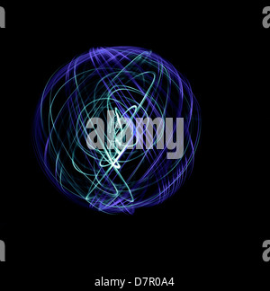 light painting geometric patterns Stock Photo - Alamy