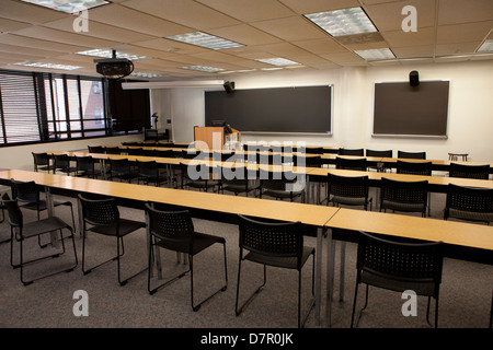 Empty college classroom - USA Stock Photo - Alamy