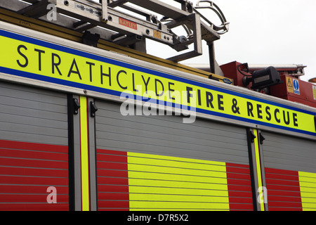 A Strathclyde Fire and Rescue fire engine, Scotland, UK Stock Photo - Alamy