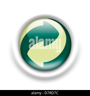 Der Grüne Grune Punkt logo icon flag symbol Stock Photo - Alamy