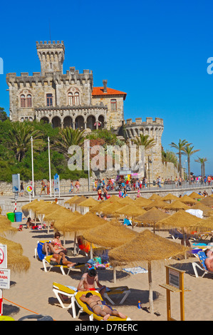 Estoril, Forte da Cruz, Tamariz beach, Lisbon coast, Portugal, Europe ...