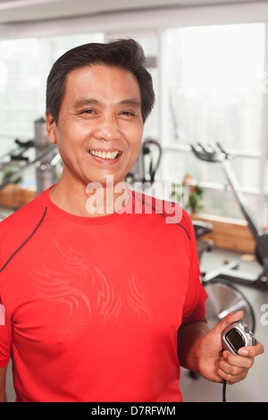 Stopwatch in gym Stock Photo - Alamy
