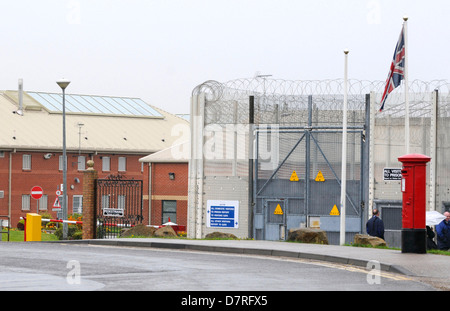 General views of HMP Wealstun Prison at Thorpe Arch near Wetherby, West ...