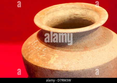 kerala traditional clay ceramic pot pottery still life silo cut-out cut ...