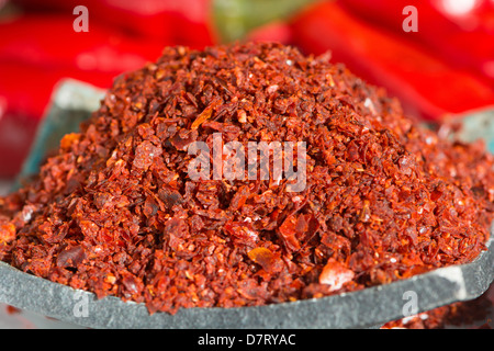 Turkish chili flakes (pul biber Stock Photo - Alamy
