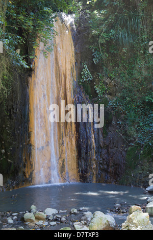 The Diamond Waterfall St. Lucia Caribbean Stock Photo - Alamy