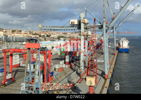 Santo Amaro Dock, Lisbon, Portugal Stock Photo - Alamy