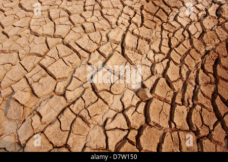 Dry cracked ground full frame Stock Photo - Alamy